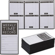 Yescom 1000 Count Monthly Time Clock Cards Timecard for Employee ...