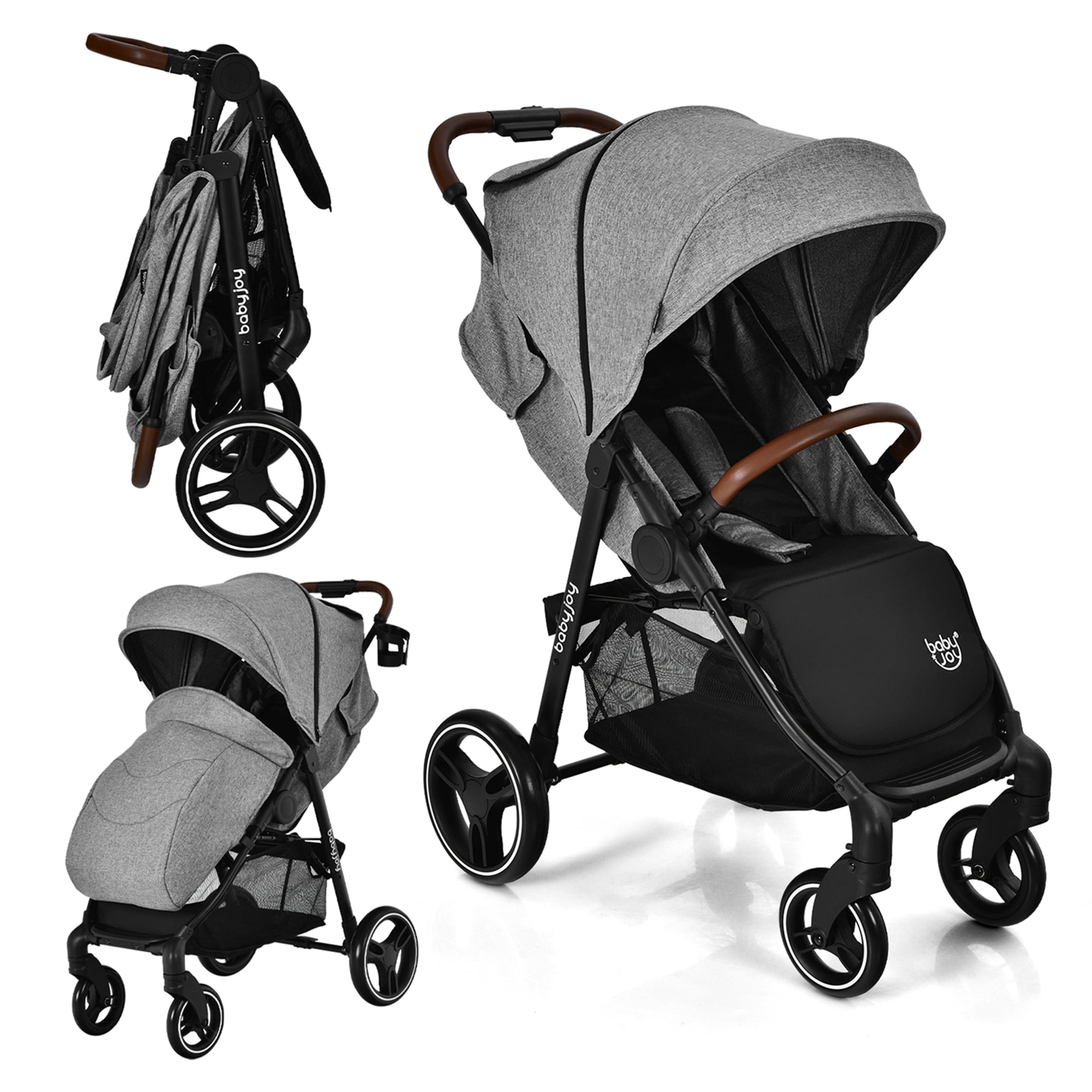 Click here for Costway High Landscape Baby Stroller Pushchair Wit... prices