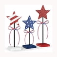 4th Of July Table Decorations Patriotic Wooden Star Set Standing Star ...