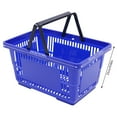 12x Shopping Baskets With Handles Retail Store Supermarket Baskets ...