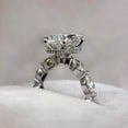 18k White Gold Diamond Ring IGI Certified Lab Grown Marquise Cut 3 ...