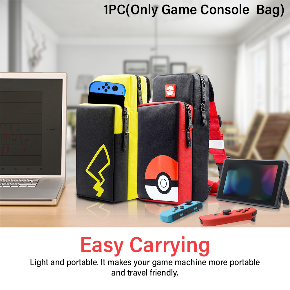 Nintendo Switch Adventure Pack - Poke Ball Edition Travel Sling Bag ...