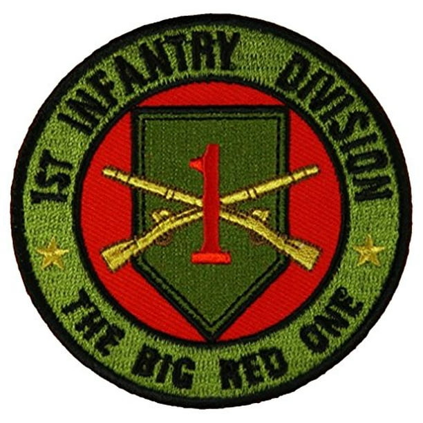 1ST INFANTRY DIVISION THE BIG RED ONE ROUND PATCH - Color - Veteran ...