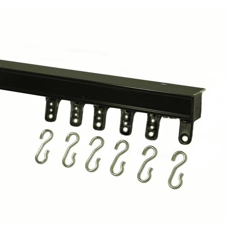 Kirsch 94004 Hand Draw Ceiling Mount Curtain Track Set (11' in 2 ...