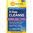 Renew Life 3-Day Cleanse, Digestive System & Colon Cleaner, Detox, Gut Restore - 12 Capsules ...
