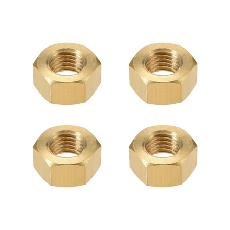 M16 Metric Brass Hexagon Hex Nut Gold Tone 4pcs | Walmart Canada