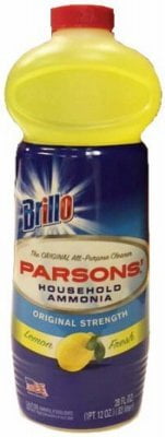 Brillo 33128 Lemon Parsons Ammonia, 28-oz. - Quantity 12 - Walmart.com