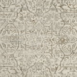 SAFAVIEH Princeton Xavier Floral Bordered Area Rug, Beige/Grey, 5'1" x ...