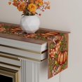 Fall Pumpkin Football Love Heart Wood Table Runner Table Decoration for ...