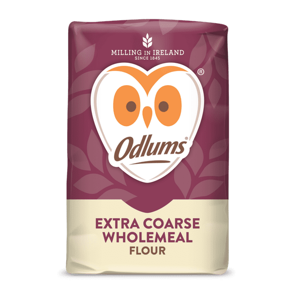 Odlums Irish EXTRA COARSE Wholemeal Flour -- 4.4 lb (2 kg) 1 unit ...
