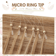 Benehair 100% Remy Real Human Hair Extensions Micro Ring Easy Loop In ...