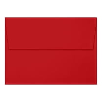 LUXPaper A7 Contour Flap Invitation Envelopes, 5 1/4 x 7 1/4, Ruby Red ...