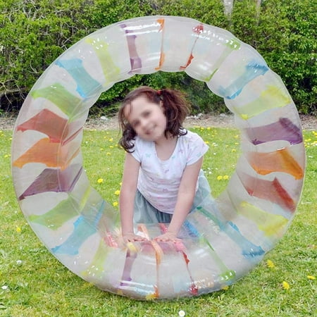 Zorbing Ball Zorbing Wheel Children's Inflatable Roller Wheel ...