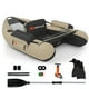 Goplus Inflatable Fishing Float Tube w/Pump & Storage Pockets & Fish ...