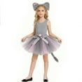 Girls' Animal Play Dress Up Three Piece Set Vest Top Tulle Skirt Tutu ...