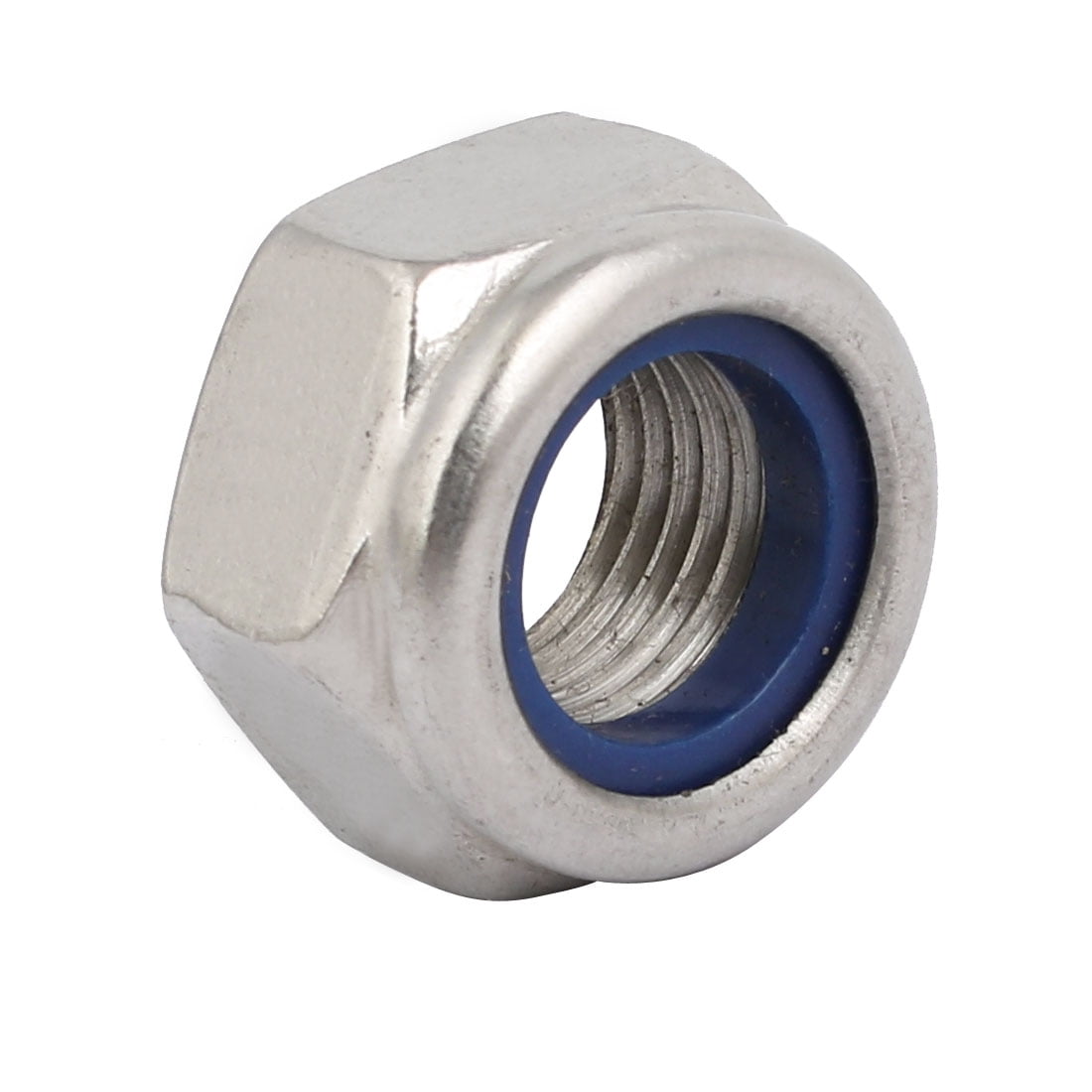 8pcs M14 x 1.5mm Pitch Metric Fine Thread 304 Stainless Steel Hex Lock Nuts