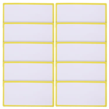 54 Pieces Magnetic Dry Erase Labels - 9 Colors Reusable Name Plate Tags ...