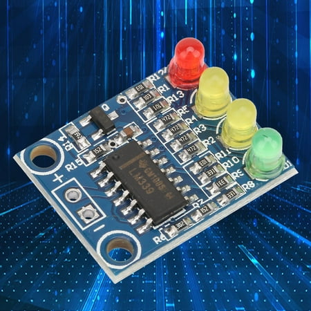 Loewten 4 Digits Battery Indicator, 12V Battery Indication Module, 4 ...