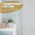 BESTYASH Glitter Curtains for Living Room Polyester Sheer Transparency ...