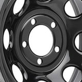 Pro Comp Rock Crawler 15" Steel Wheel 5 on 4.5 inch 5 Lug Gloss Black ...
