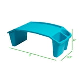 Mind Reader Kids’ Lap Desk, Freestanding Portable Table with Side ...