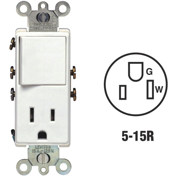 Leviton Leviton Switch & Outlet Combination - Walmart.com - Walmart.com