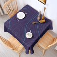 60x60in(152x152cm) Square Tablecloth, Waterproof Polyester Table Cover ...