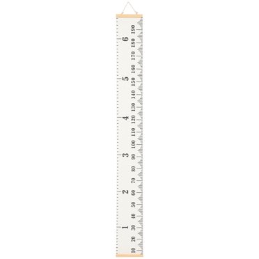 Morxy Kids Canvas Growth Chart - Classroom Decor, Child Ruler, Unisex ...