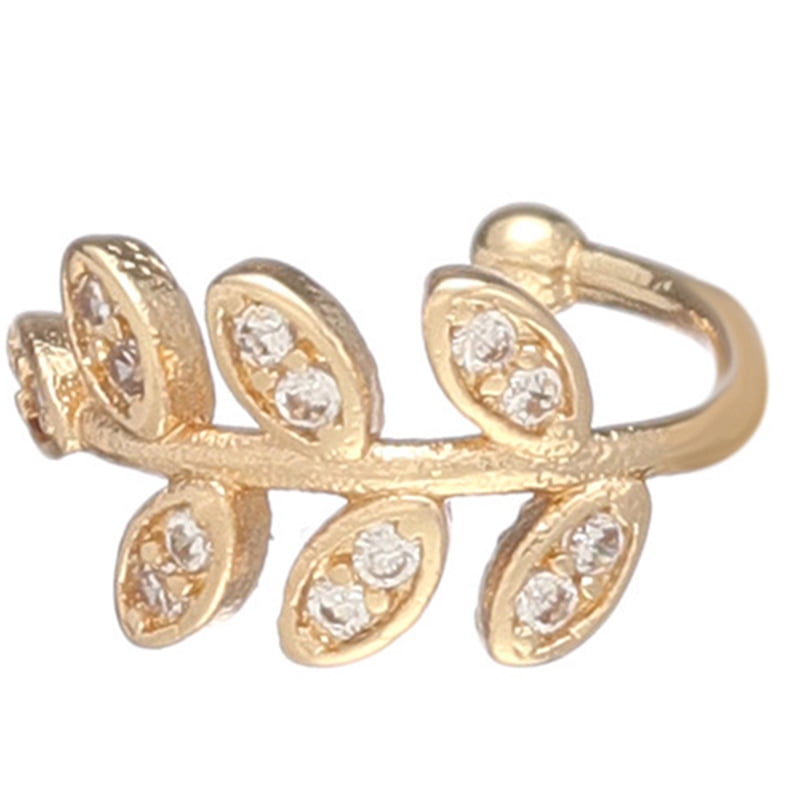 Click here for Nobrand Leaf Clip On Earring Creative Mini Non Pie... prices