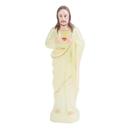 Priest Statue Religious Sculpture Christian Holy Decor for Tabletop ...