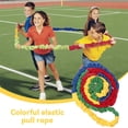 Colorful Elastic Activity Band For Group Play - 4 Color Spliced Fleece ...
