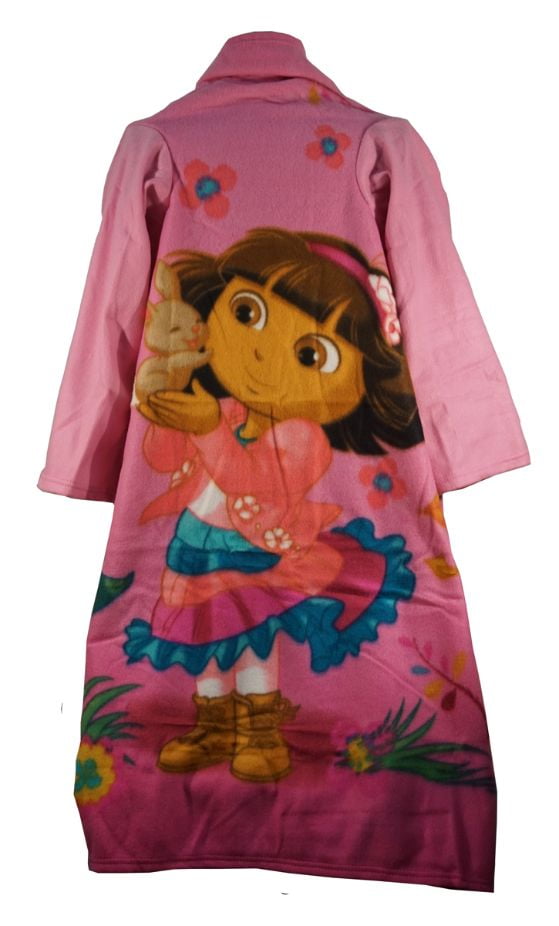 Dora The Explorer Youth Sized Comfy Throw – The Blanket with Sleeves