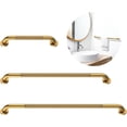 3 Pack Anti Slip Shower Grab Bar Compliance, Gold Bathroom Grab Bar ...