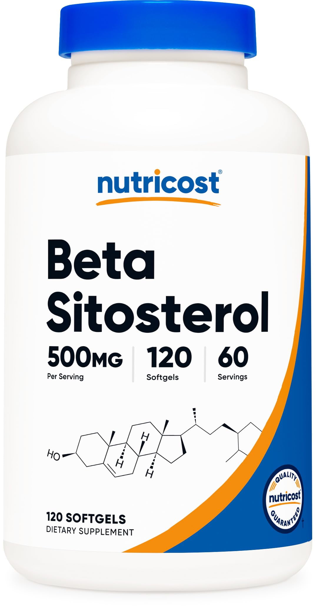 Suplemento Nutricost Beta Sitosterol 500 mg 120 cápsulas blandas ...