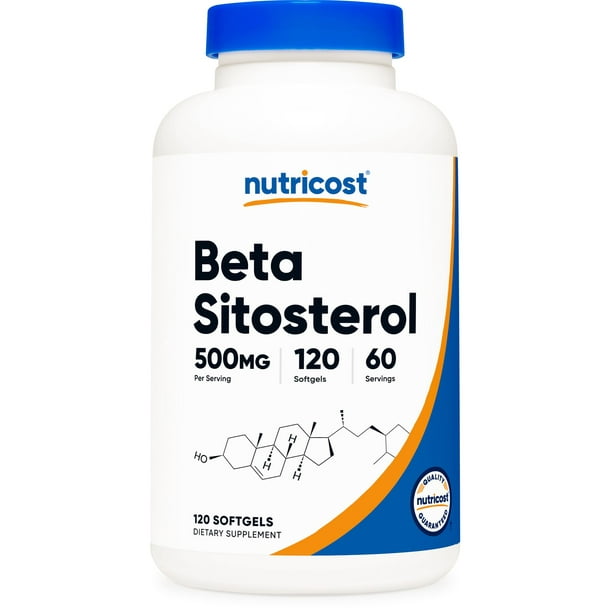 Suplemento Nutricost Beta Sitosterol 500 mg 120 cápsulas blandas | Bodega Aurrera en línea