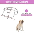 Calming Pet Bed Mat Plush Long Fur Washable Removable Couch Cover ...