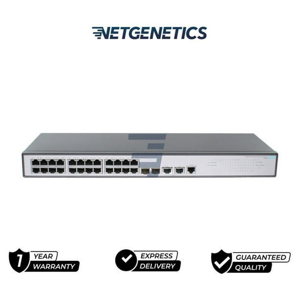 HPE JG960A 1950-24G-2SFP+-2XGT 24P 1GbE 2P SFP+ 2P 10GbE Switch - Walmart.com