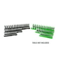 OEMTOOLS 22233 6 Piece SAE and Metric Socket Tray Set (Black and Green ...