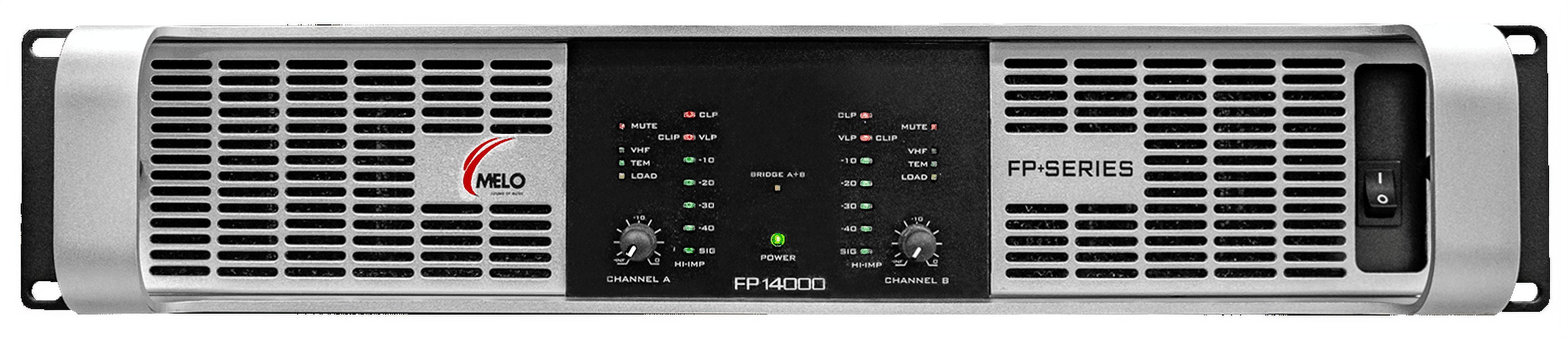 Melo FP14000 Amplificador Profesional 2 Canales | Walmart en línea