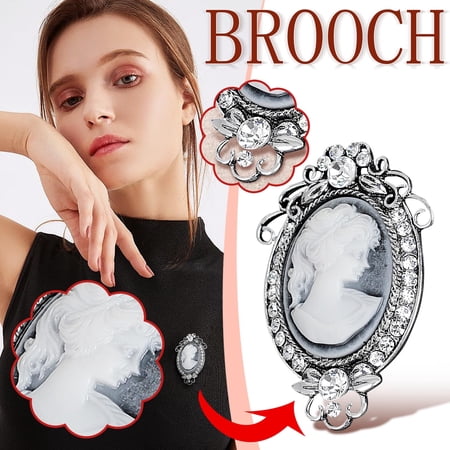 Agiferg Vintage Style Silver Rhinestone Beauty Ava-tar Accessories For ...