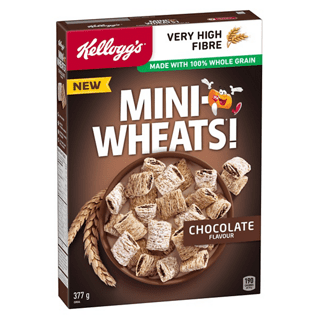 Click here for Kellogg Mini-Wheats Chocolate Flavour Cereal 377g... prices
