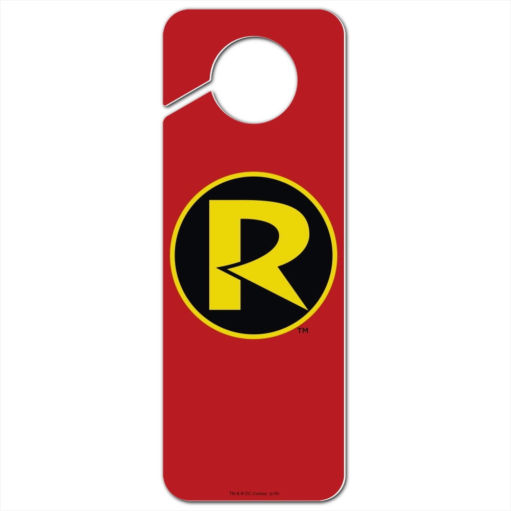 Batman Robin Logo Plastic Door Knob Hanger Sign - Walmart.com