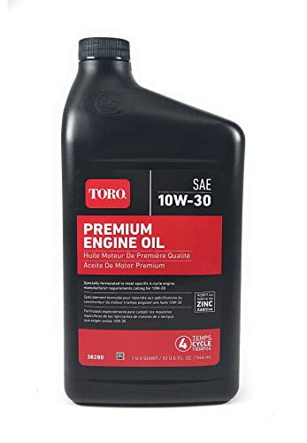 Toro 38280 Premium 4-Cycle 10W-30 Lawn Mower Engine Oil 32 oz ...