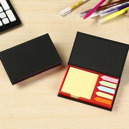 CAROOTU Sticky Note Bundle Set Colored Notes and Index Flags Organizer ...