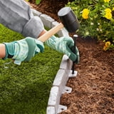 Expert Gardener Faux Stone No-Dig Landscape Edging, 10-ft., Plastic ...