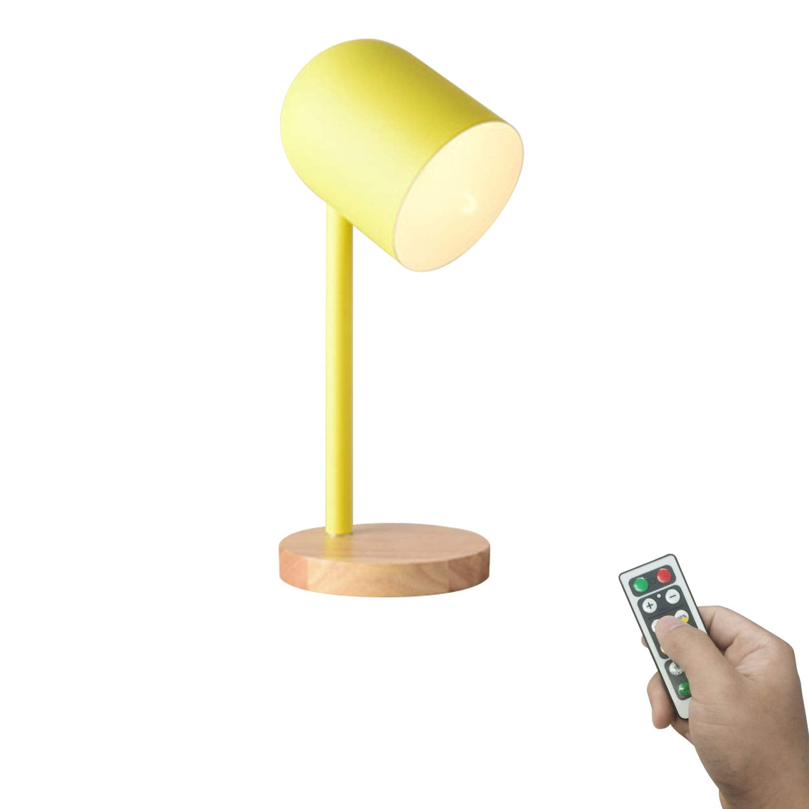 FSLiving Dimmable Timing Table Lamp 100 Lumens LED Remote Control ...