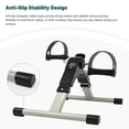 Rican Foldable Under Desk Bike, Mini Exercise Pedal Machine for Arms ...