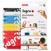 Sugru Moldable Glue for Creative Fixing, 8-Piece, Black, White, Red ...