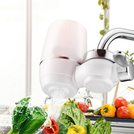 Koszal Household Kitchen Reusable Ceramic Faucet Filter Mini Drinking ...