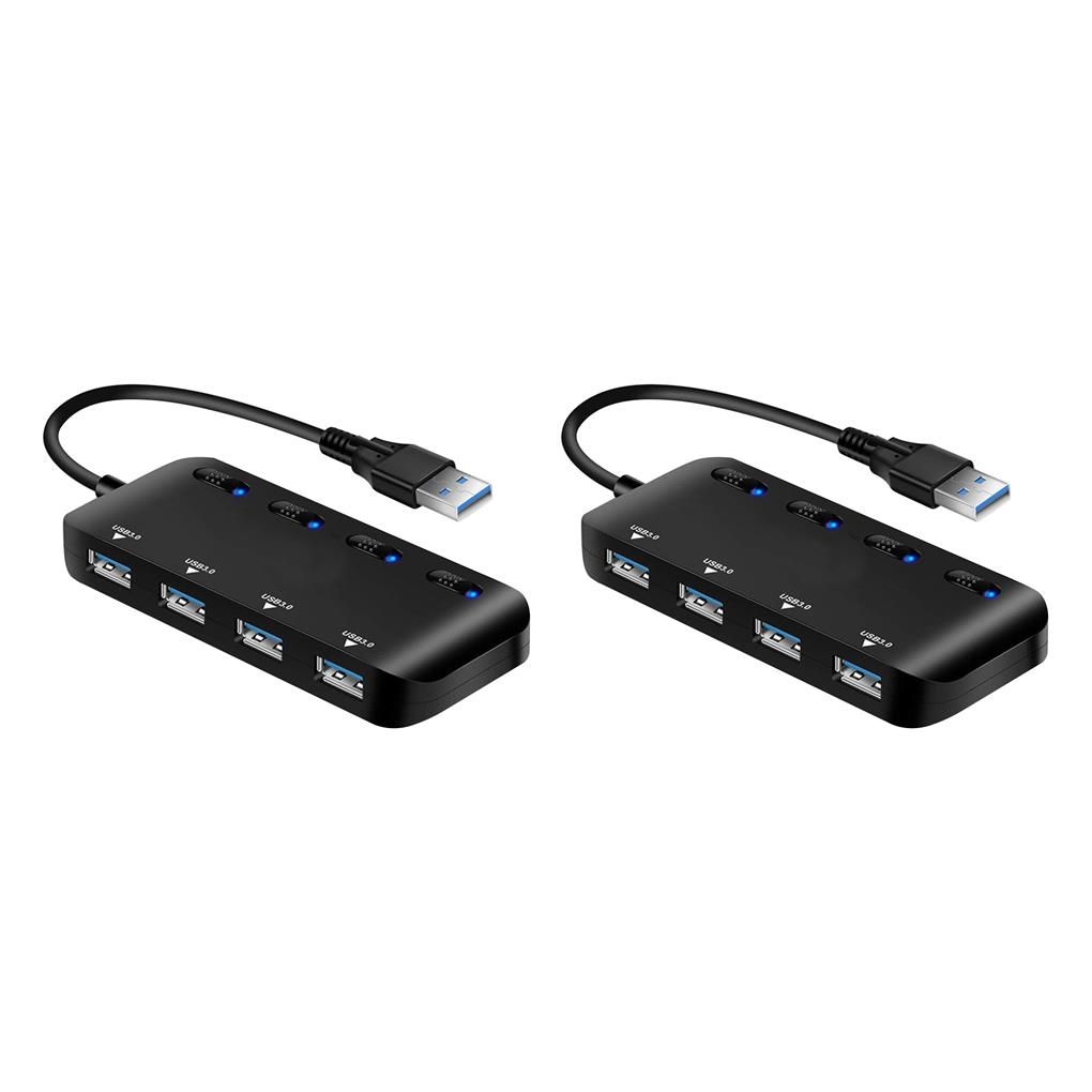 Methold HUB tipo C/USB3.0 de alta velocidad, divisor USB múltiple, expansor de 4 puertos ...
